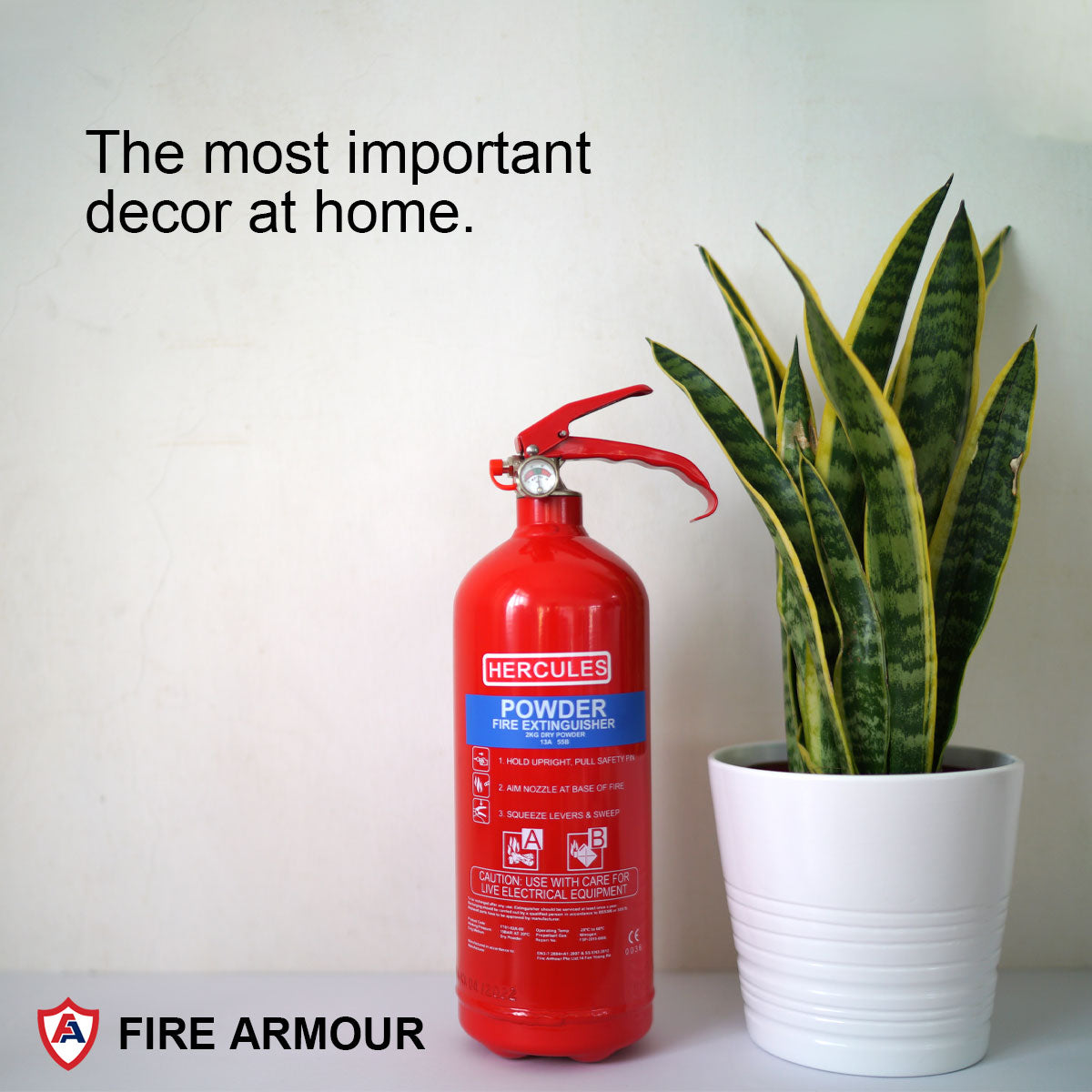 Dry Powder Fire Extinguisher 1KG – Fire Armour Online Store