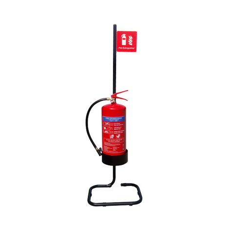 Portable Fire Extinguisher Stand with flag – Fire Armour Online Store
