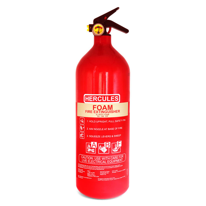 Hercules 2L Foam Fire Extinguisher – Fire Armour Online Store
